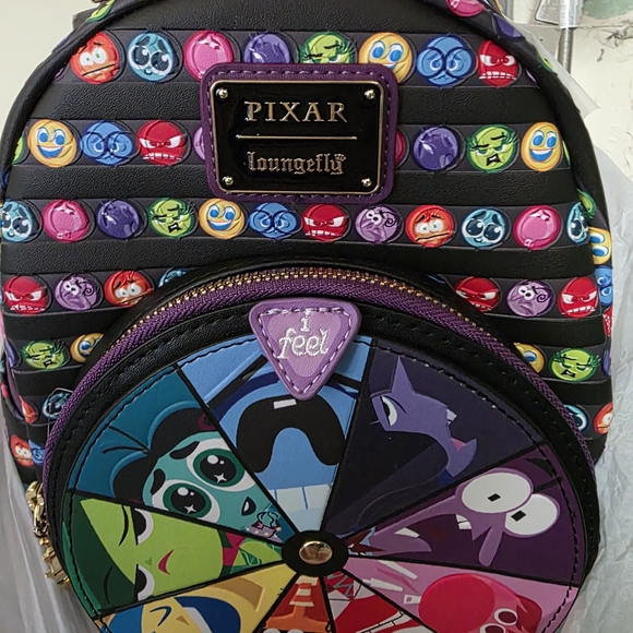 Loungefly | Bags | Loungefly Purple Inside Out 2 Backpack | Poshmark